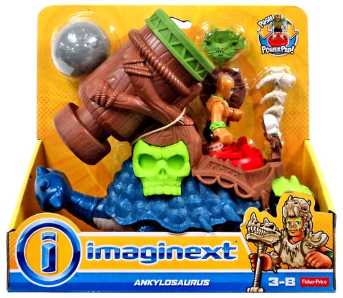 Fisher Price Imaginext Ankylosaurus Action Figure - ToyWiz