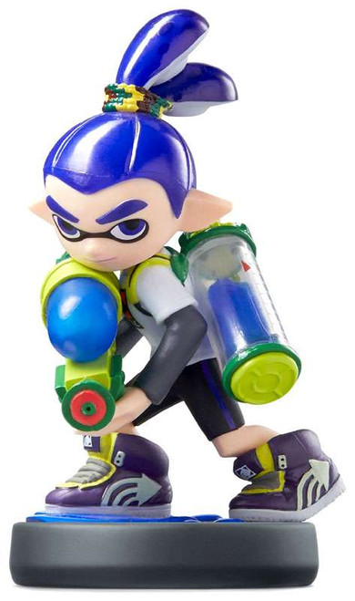 Nintendo Splatoon Amiibo Inkling Boy Mini Figure - ToyWiz
