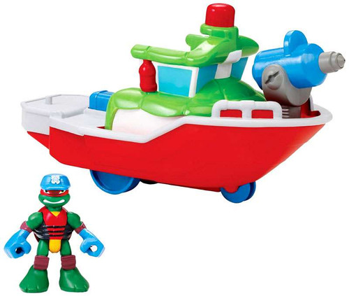 Teenage Mutant Ninja Turtles TMNT Half Shell Heroes Fire Boat with ...
