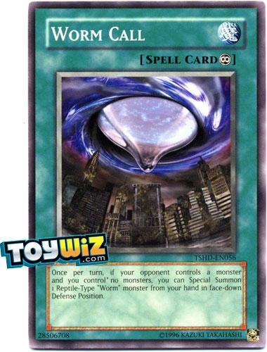 YuGiOh 5Ds The Shining Darkness Single Card Common Worm Call TSHD-EN056 ...