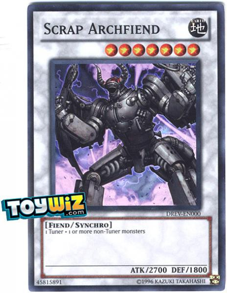 YuGiOh 5Ds Duelist Revolution Single Card Super Rare Scrap Archfiend ...