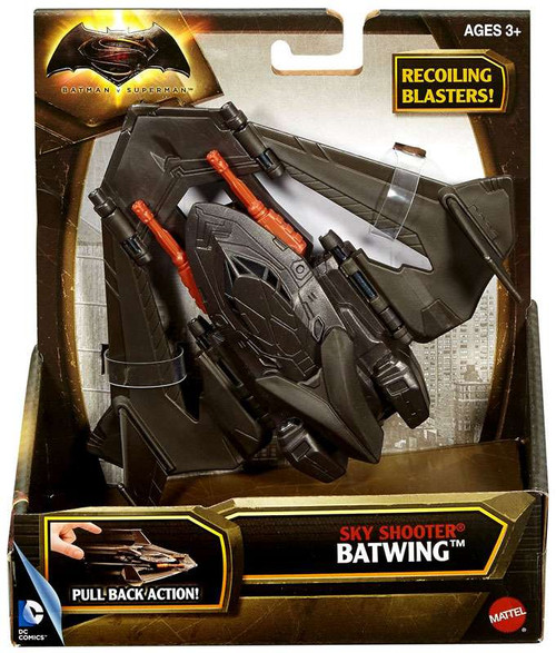 DC Batman v Superman Dawn of Justice Sky Shooter Batwing Vehicle Mattel ...