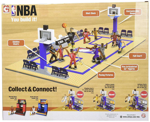 NBA C3 Construction Elite Edition Full Court Building Set 21542 2016 ...
