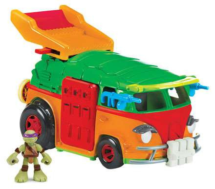 Teenage Mutant Ninja Turtles Nickelodeon Half Shell Heroes Party Wagon ...