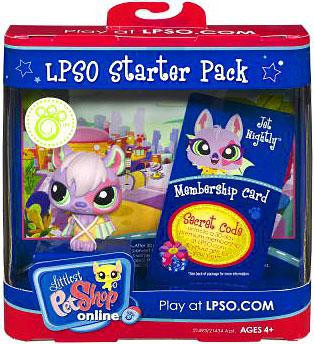 Littlest Pet Shop Online LPSO Starter Pack Jet Nightly Figure Bat ...