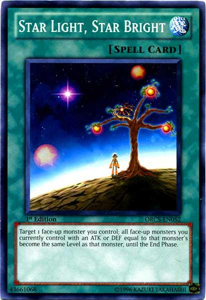 YuGiOh 5Ds Order of Chaos Single Card Common Star Light, Star Bright ...