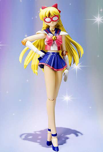 Sailor Moon S.H. Figuarts Sailor V 5.5 Action Figure Bandai Japan - ToyWiz