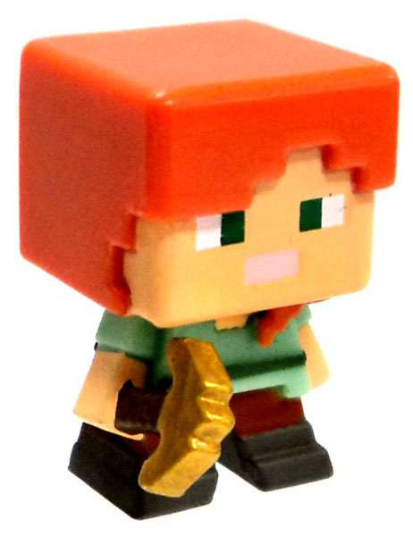 Minecraft Netherrack Series 3 Alex 1 Mini Figure Loose Mattel Toys - ToyWiz