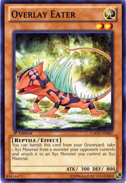 YuGiOh 5Ds Galactic Overlord Single Card Common Overlay Eater GAOV ...