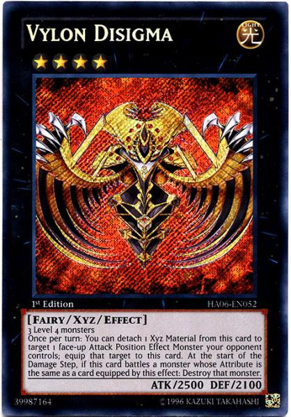 YuGiOh Zexal Hidden Arsenal 6 Omega XYZ Single Card Secret Rare Vylon ...