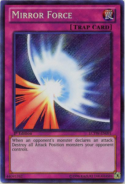 YuGiOh Legendary Collection 3 Single Card Secret Rare Mirror Force LCYW ...