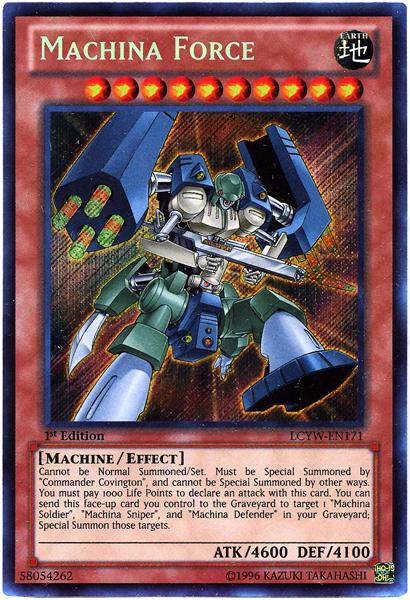 YuGiOh Legendary Collection 3 Single Card Secret Rare Machina Force ...