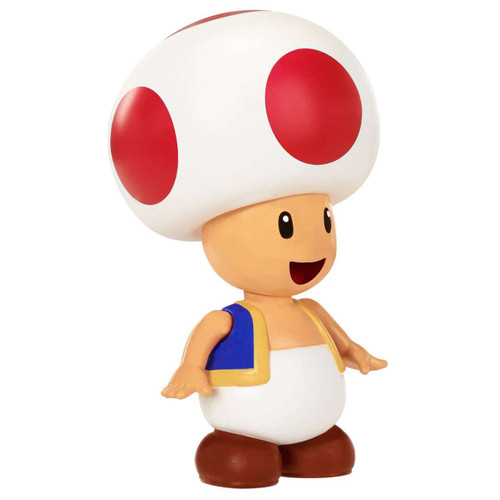 World Of Nintendo Super Mario Red Toad 4 Action Figure Jakks Pacific