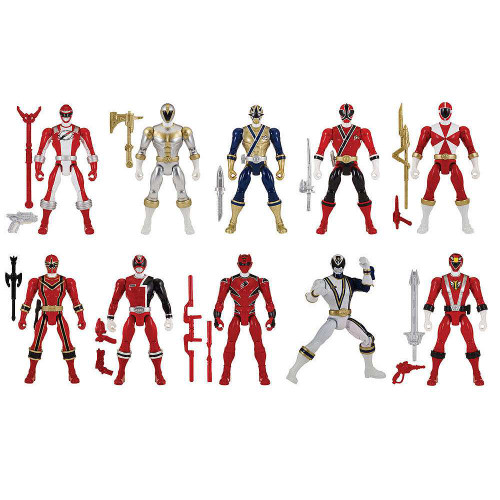 Power Rangers The Mega Collection Legendary Ranger Power Pack Exclusive ...