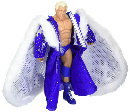 WWE Wrestling Defining Moments Ric Flair Action Figure Blue Robe Mattel Toys - ToyWiz