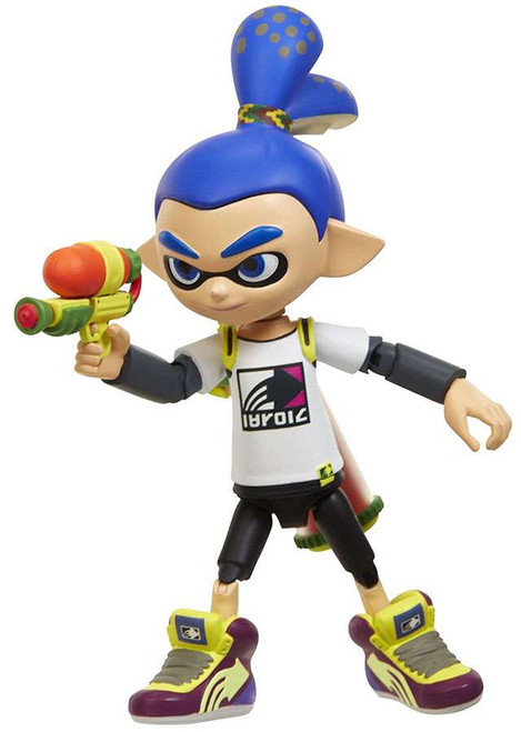 World of Nintendo Splatoon Inkling Boy 4 Action Figure Jakks Pacific ...