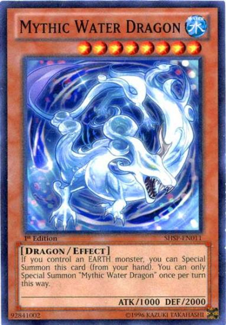 Yugioh Zexal Shadow Specters Single Card Common Mythic Water Dragon