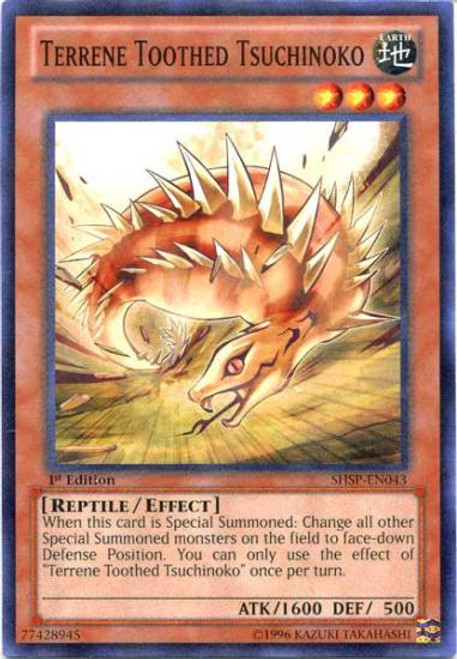 Yugioh Zexal Shadow Specters Single Card Common Terrene Toothed