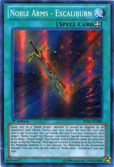 Yugioh Zexal Shadow Specters Single Card Super Rare Noble Arms