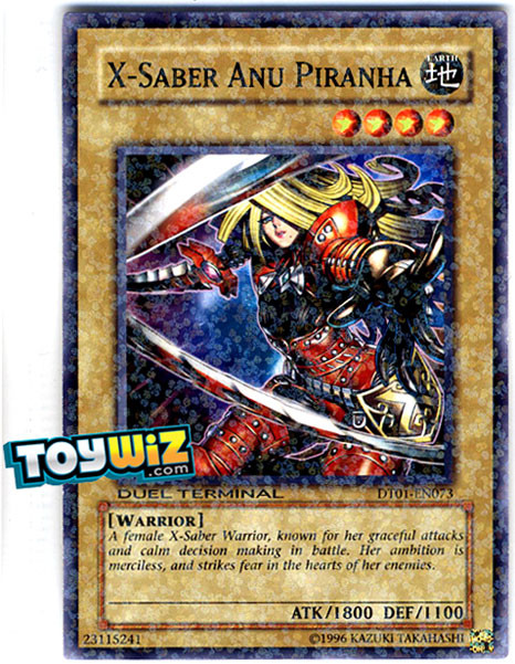 YuGiOh 5Ds Duel Terminal 1 Single Card Parallel Rare X-Saber Anu ...