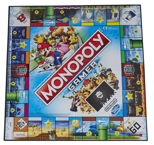Monopoly Super Mario Gamer Edition Board Game Hasbro - ToyWiz