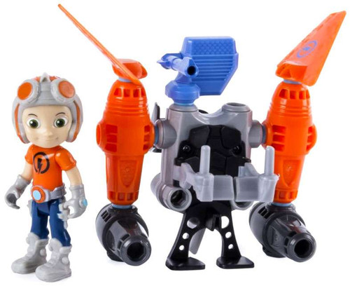 Nickelodeon Rusty Rivets Build Me Rivet System Jet Pack Figure Set Spin ...