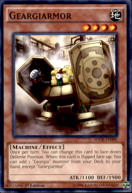 YuGiOh Geargia Rampage Structure Deck Single Card Common Geargiarmor ...