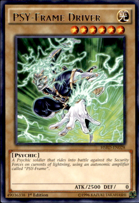 YuGiOh High-Speed Riders Single Card Rare PSY-Frame Driver HSRD-EN028 ...