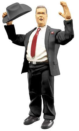 WWE Wrestling Classic Superstars Series 18 Jr. Jim Ross Action Figure ...