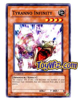 YuGiOh Cybernetic Revolution Single Card Common Tyranno Infinity CRV ...