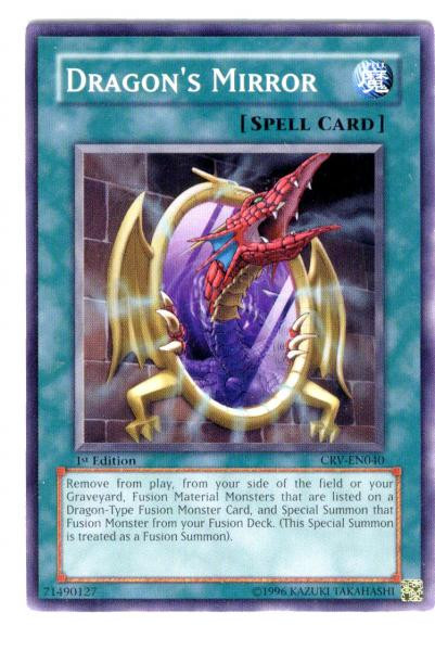 YuGiOh Cybernetic Revolution Single Card Common Dragons Mirror CRV ...