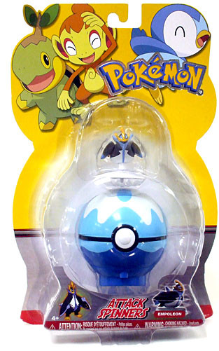 Pokemon Attack Spinners Empoleon Figure Jakks Pacific - ToyWiz