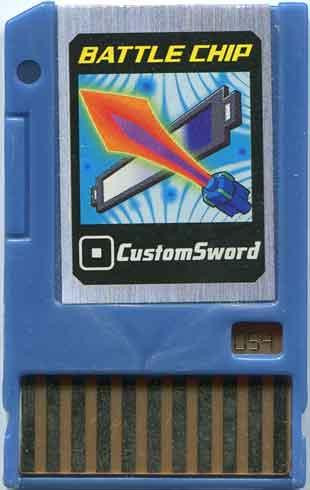 Capcom Mega Man Japanese PET CustomSword Battle Chip 054 - ToyWiz