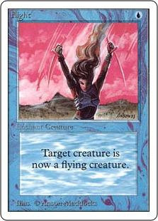 Magic The Gathering Unlimited Single Card Common Flight - ToyWiz