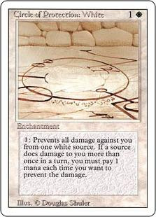 Magic The Gathering Revised Single Card Common Circle of Protection ...