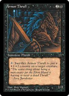 Magic The Gathering Fallen Empires Single Card Common Armor Thrull ...