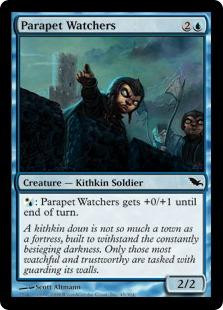 Magic The Gathering Shadowmoor Single Card Common Parapet Watchers 45 ...