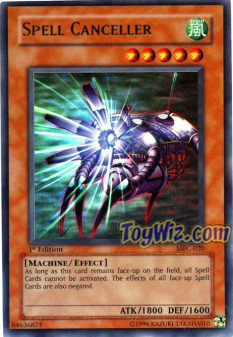 YuGiOh Magicians Force Single Card Ultra Rare Spell Canceller MFC-020 - ToyWiz