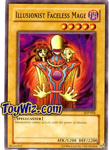 YuGiOh Pegasus Starter Deck Single Card Illusionist Faceless Mage SDP ...