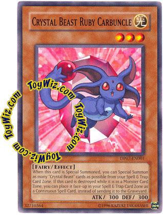 YuGiOh GX Duelist Pack Jesse Anderson Single Card Common Crystal Beast ...