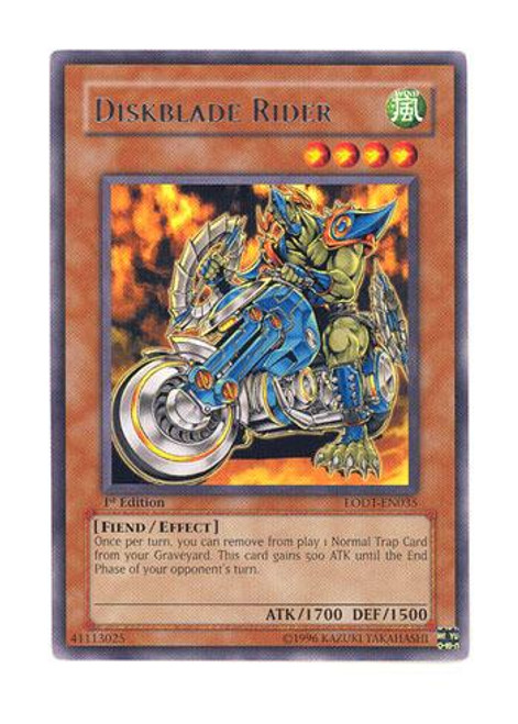 YuGiOh GX Light of Destruction Single Card Rare Diskblade Rider LODT-EN035 - ToyWiz