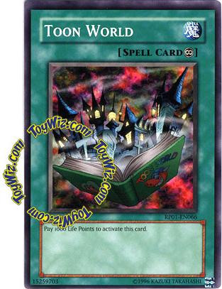 YuGiOh Retro Pack Single Card Common Toon World RP01-EN066 - ToyWiz