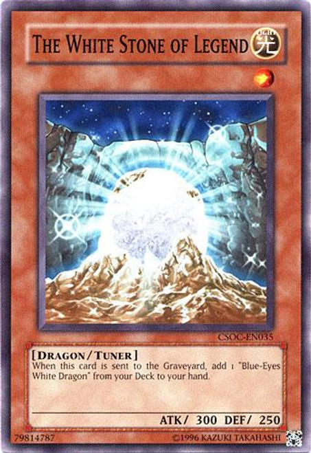 Yugioh Crossroads Of Chaos Single Card Common The White Stone Of Legend