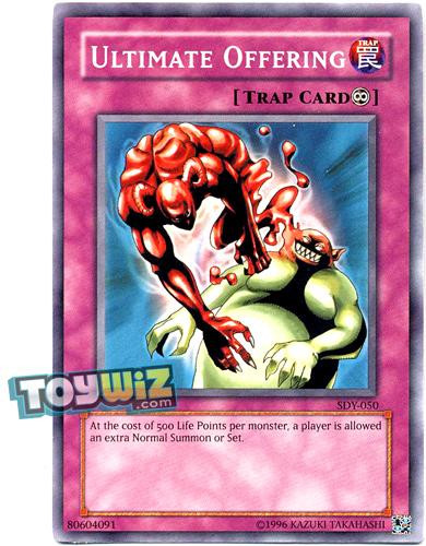 YuGiOh Starter Deck Yugi Single Card Common Ultimate Offering SDY-050 ...