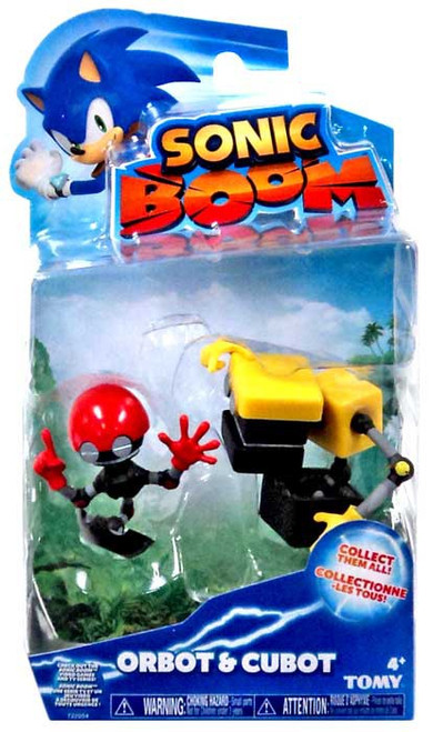 Sonic The Hedgehog Sonic Boom Orbot Cubot 3 Action Figure 2-Pack TOMY ...