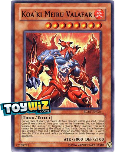 YuGiOh 5Ds Raging Battle Single Card Super Rare Koaki Meiru Valafar ...