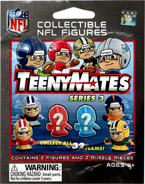 NFL TeenyMates Series 3 Wide Receivers Mystery Pack Party Animal Toys ...