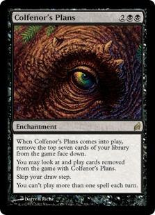Magic The Gathering Lorwyn Single Card Rare Colfenors Plans 106 Foil ...