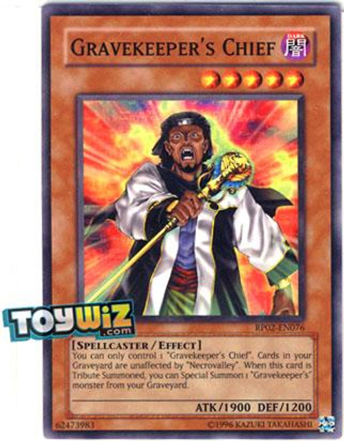 Yugioh Retro Pack 2 Single Card Common Gravekeepers Chief Rp02 En076 Toywiz