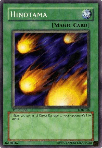 YuGiOh Legend of Blue Eyes White Dragon Single Card Common Hinotama LOB ...
